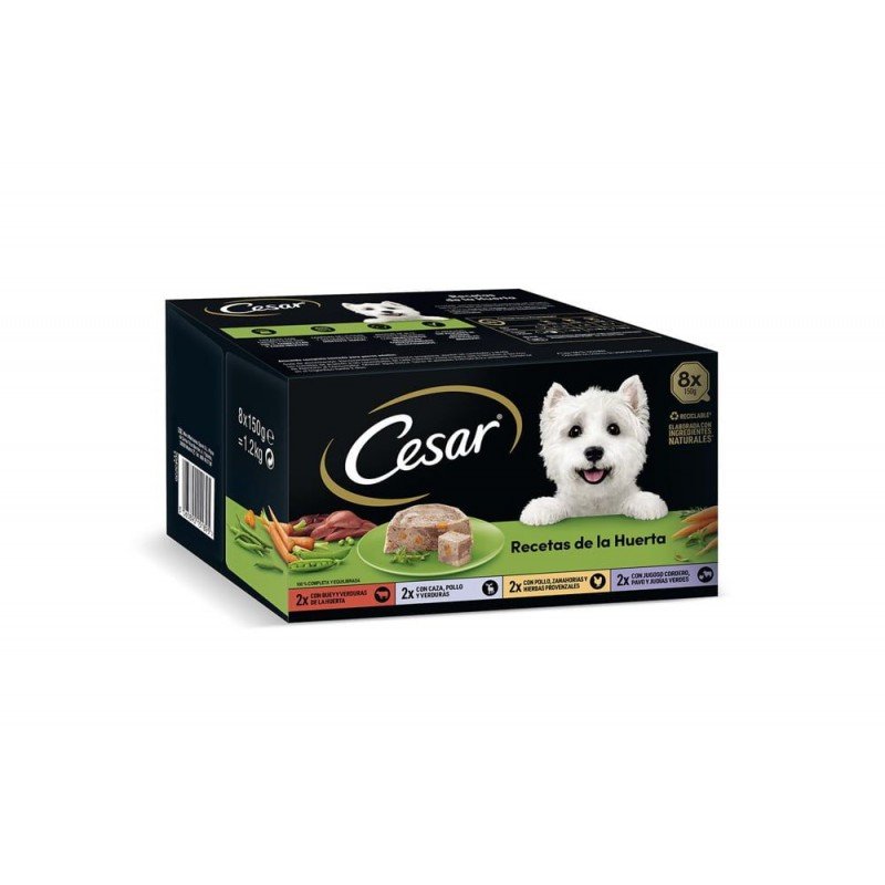 Cesar Multipack Recetas De La Huerta 8X150Gr